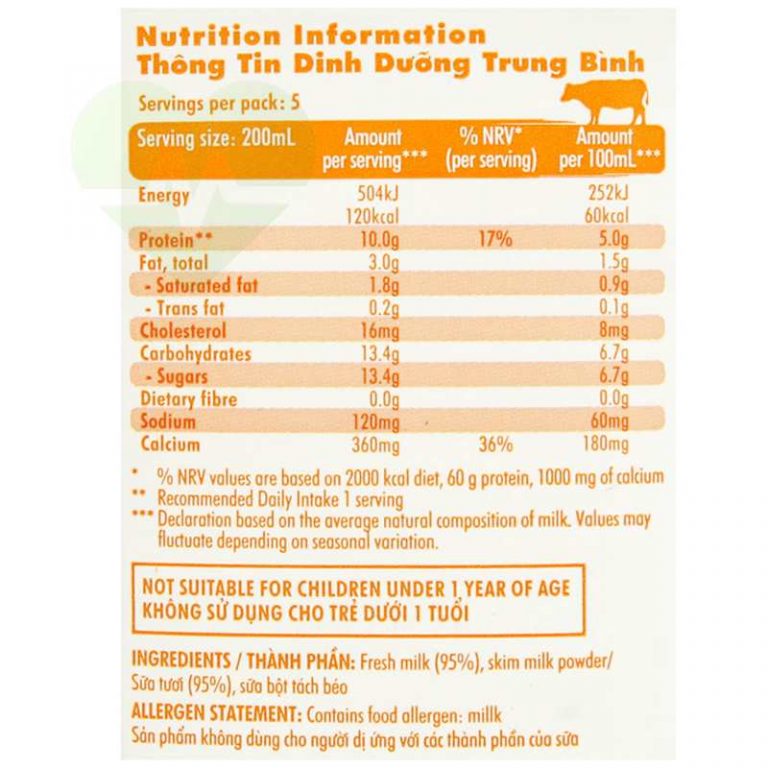 Sữa tươi Meadow Fresh Canxi Max hộp 1L - SuaTuoiSach