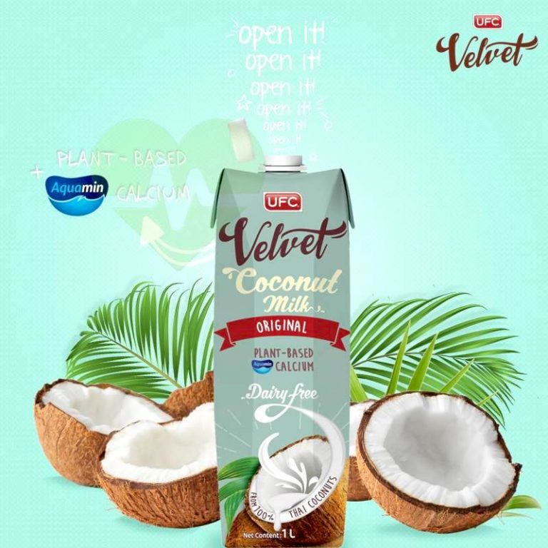 Sữa yến mạch không đường UFC Velvet Hộp 180ml