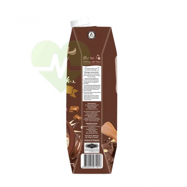 Sữa yến mạch socola UFC Velvet hộp 1L nhập khẩu Thái Lan